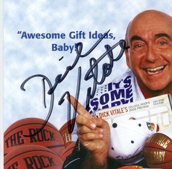 Autographed magazine Cover College Basketball Coach Announcer Dick Vitale | eBay