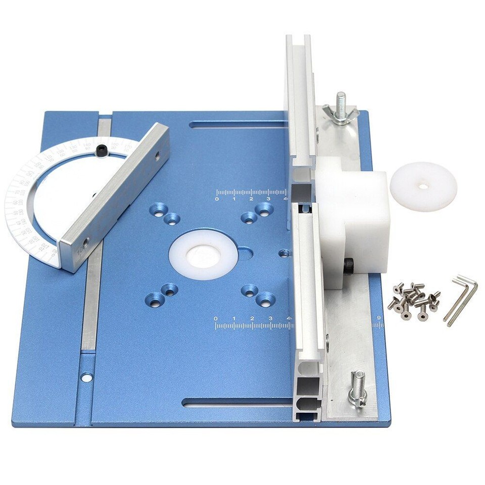 Aluminum Router Table Insert Plate Electric Wood Milling Flip Board ...