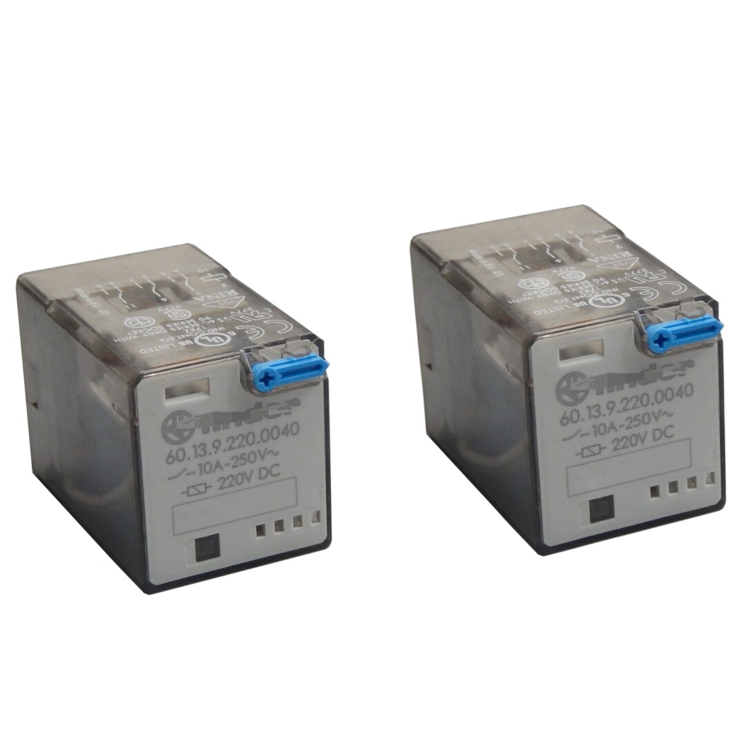 2Pcs 60.13.9.220.0040 220VDC Intermediate Relay 11 Pins 10A 250VAC | eBay