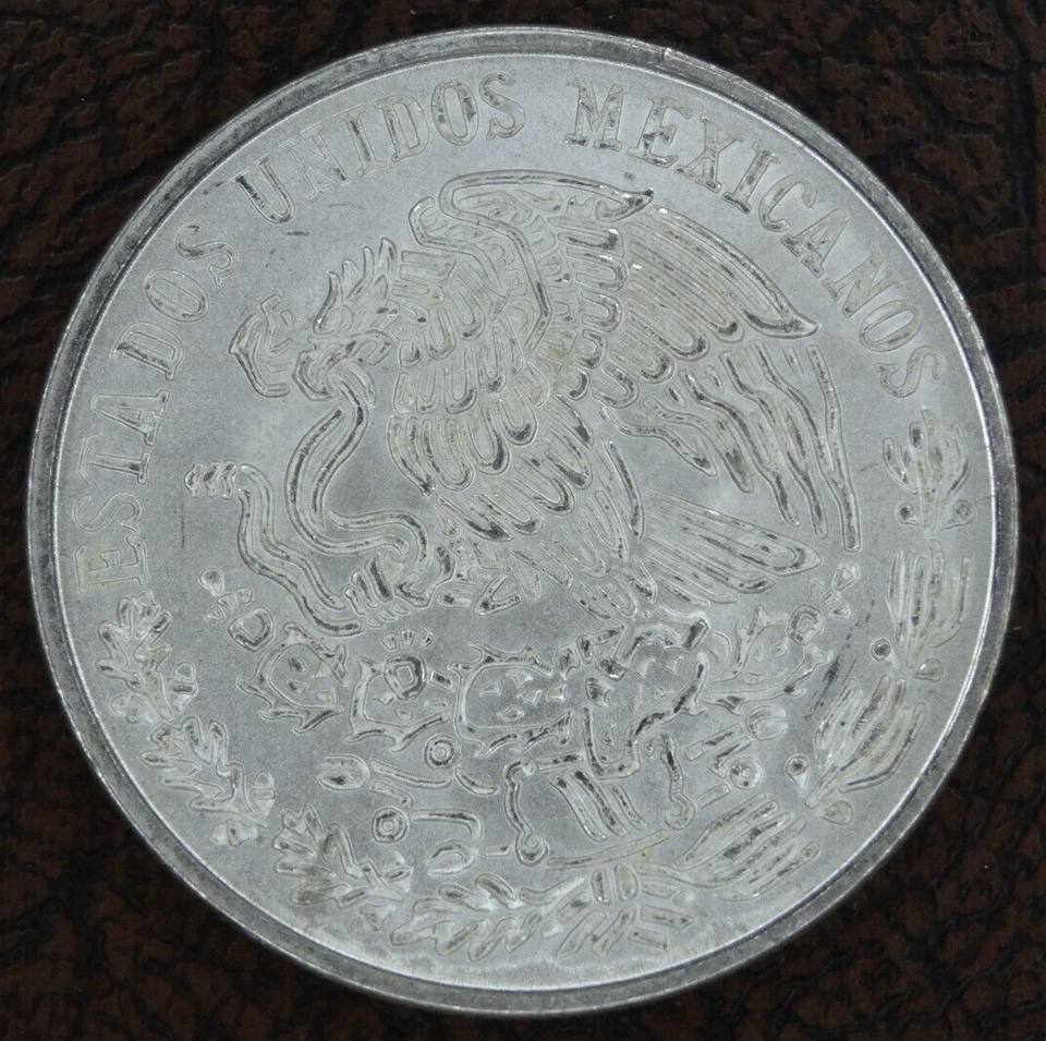 1977 Mexico Cien Pesos Uncirculated .720 Silver Coin KM #483 BU 100 ...