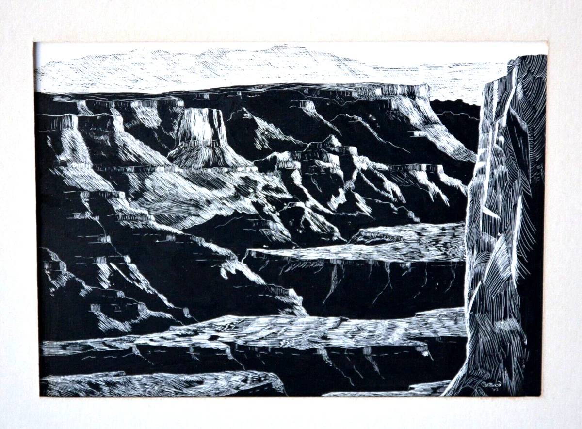 Scratch Art Landscape