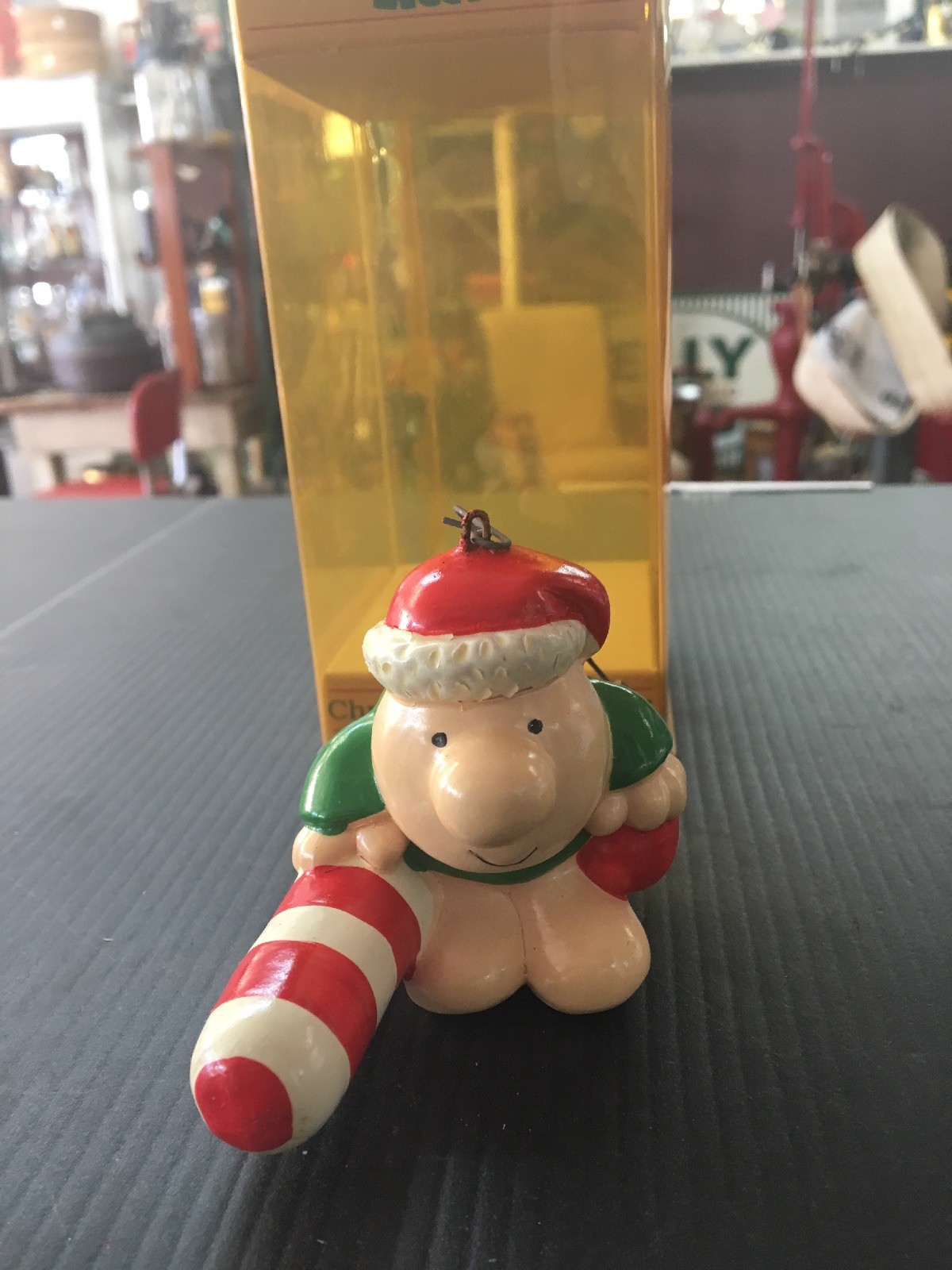 Vintage 1984 Ziggy Christmas Ornament Ziggy on Candy Cane Korea 2 3/4 ...