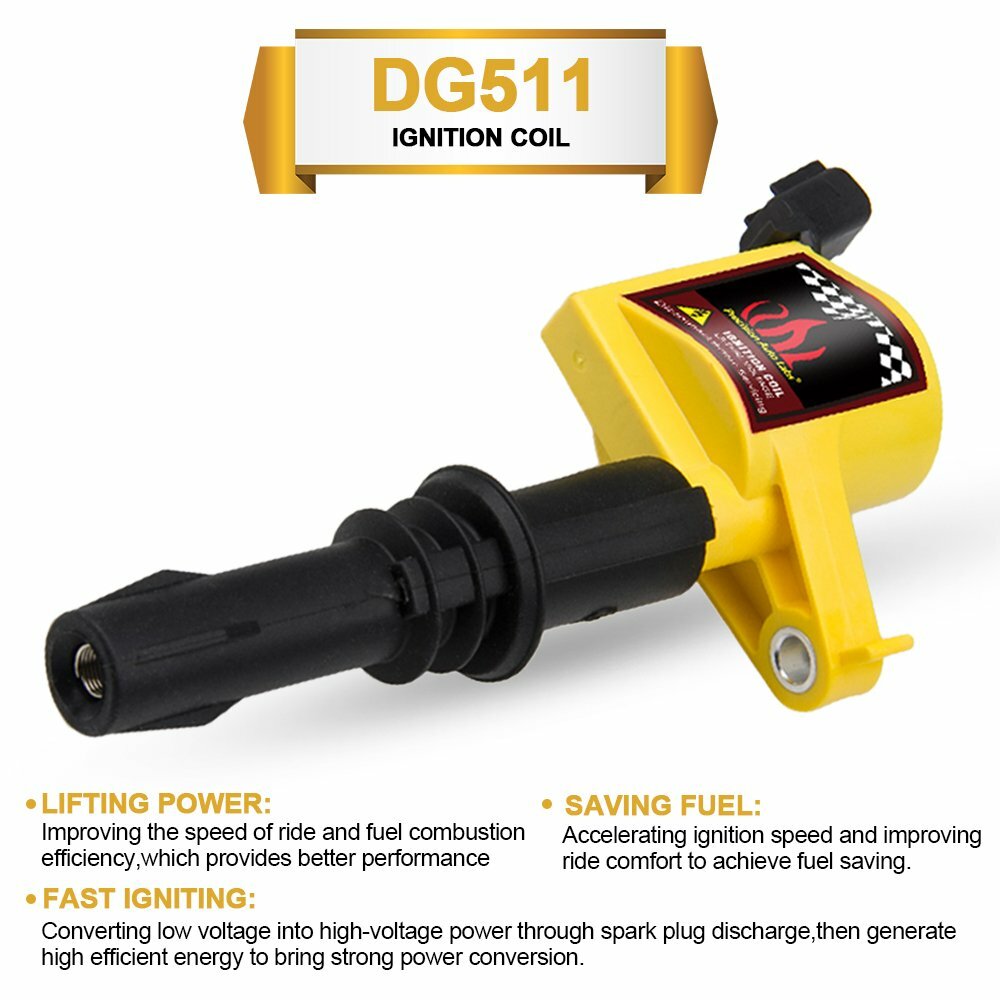 DG511 Ignition Coils 8 Packs For Ford 2004 2005 2006 2007 2008 F-150 4. ...