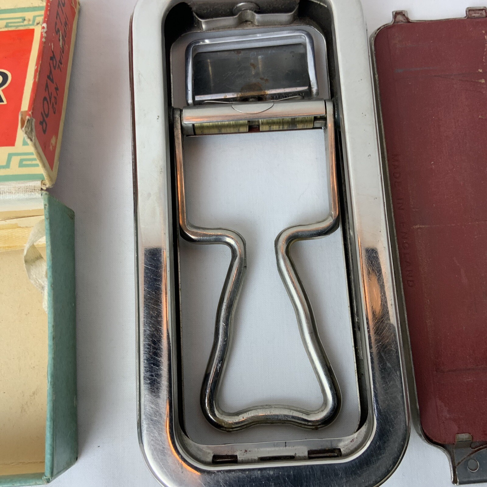 VTG Rolls Razor London #2 , Friction Clip Pin, Strop Dressing 50’s ...