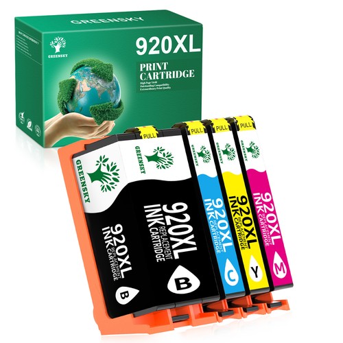 4 Pack 920XL Ink Cartridge For HP OfficeJet 6000 6500 6500a 7000 7500a ...