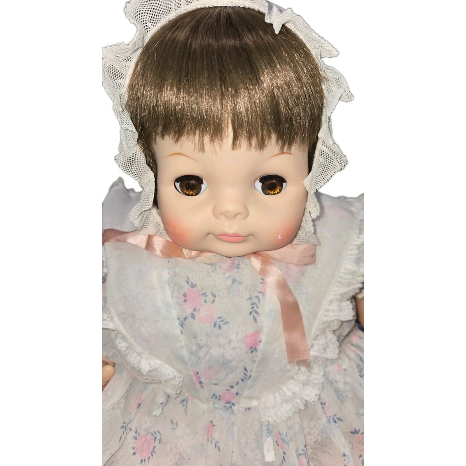 Vintage 1965 Vogue 22" Doll Baby Dear One Brown Hair Brown Eyes - EUC ...