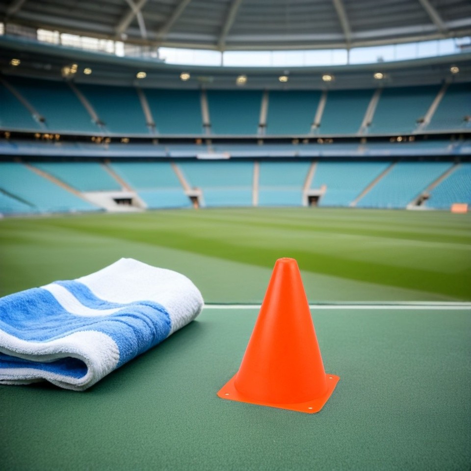 Orange Training Cones Set of 6 18cm for Sports Drills and Obstacle ...