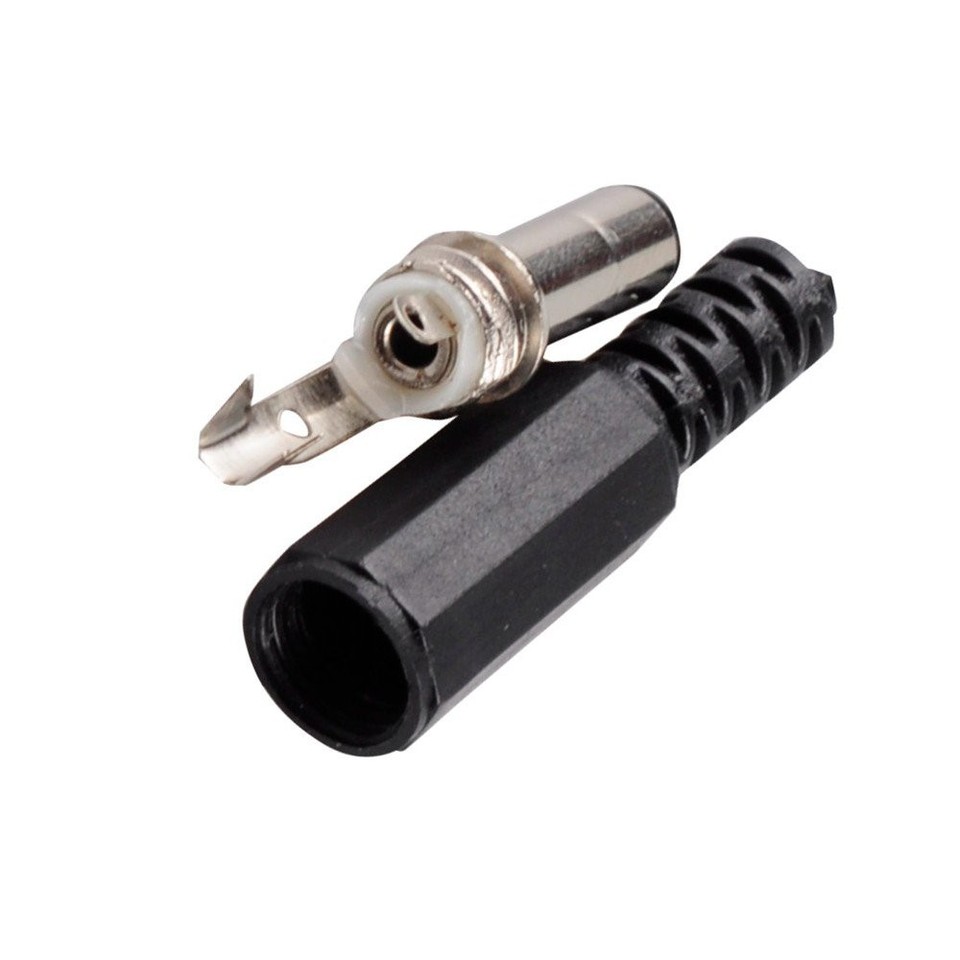 10-Pack 5.5mm x 2.5mm DC Socket Male Barrel Jack Solder On Power Plug ...