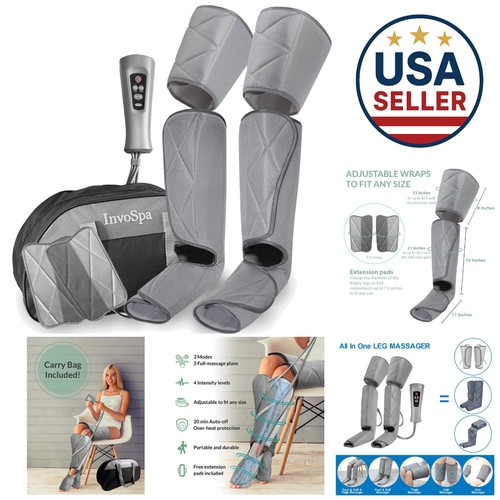 Adjustable Leg Massager for Circulation - Air Compression Wraps for ...