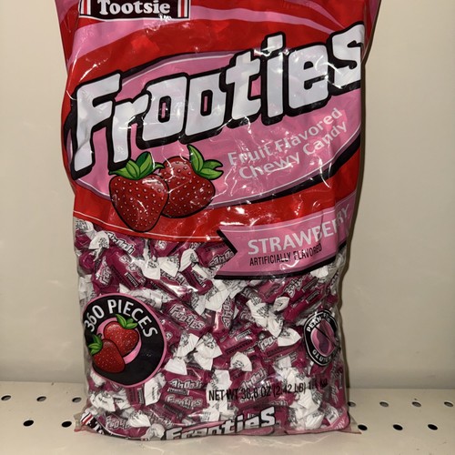 Frooties Strawberry Candy 360 Count Bag Tootsie Bulk Candies Fruities 2 ...