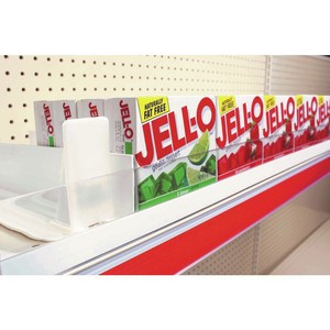 FFR Merchandising Clear Plastic Shelf Facing System - 48" W x 12" D | eBay