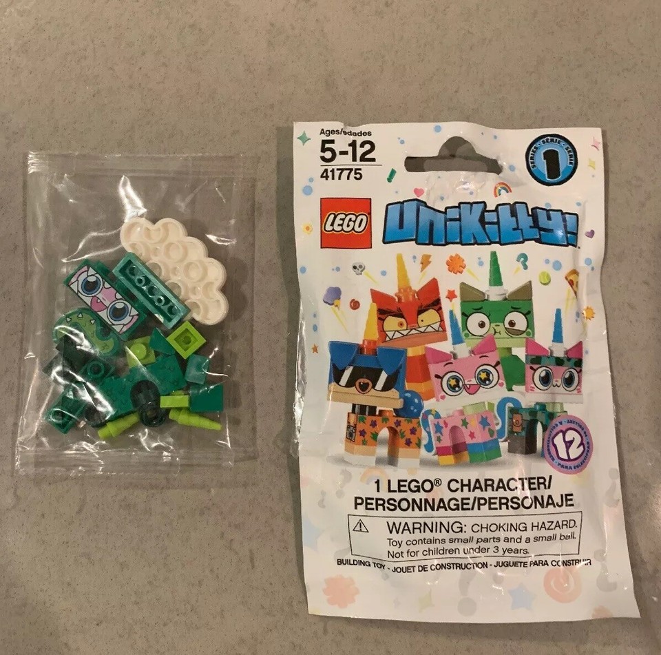 RETIRED LEGO Dinosaur UNIKITTY Minifigures Series 1 OPEN Blind Bag ...