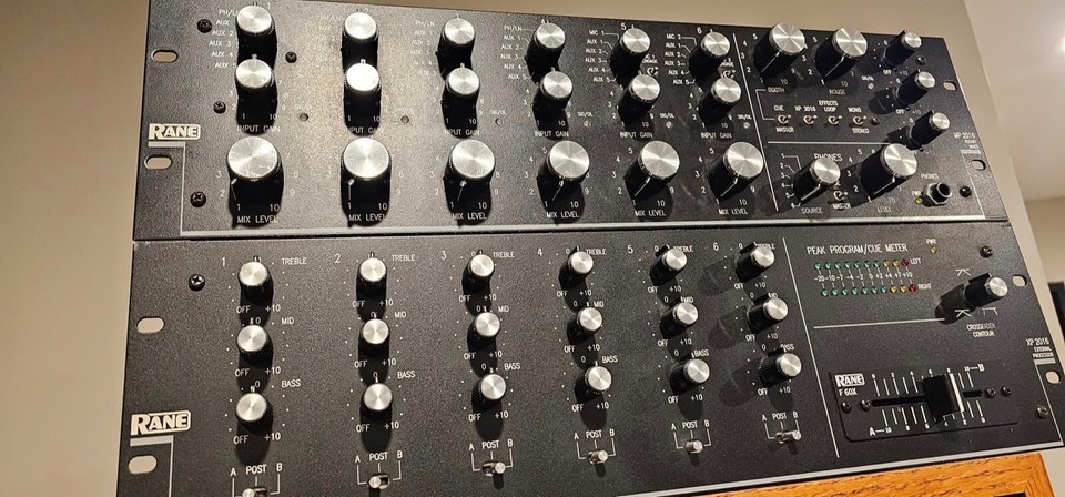 Mint Rane MP2016 mixer with XP2016 processor / rotary dj mixer rane ...