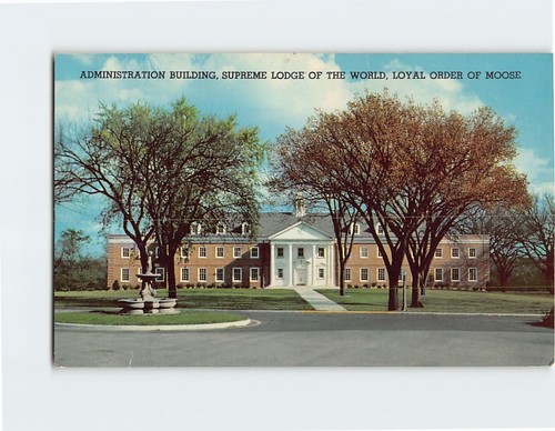 Postcard Administration Building Loyal Order of Moose Mooseheart ...