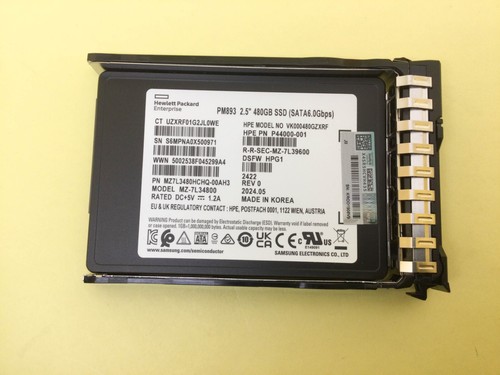 P40497-B21 HPE 480GB SATA 6G READ INTENSIVE SFF BC MULTI VENDOR SSD ...
