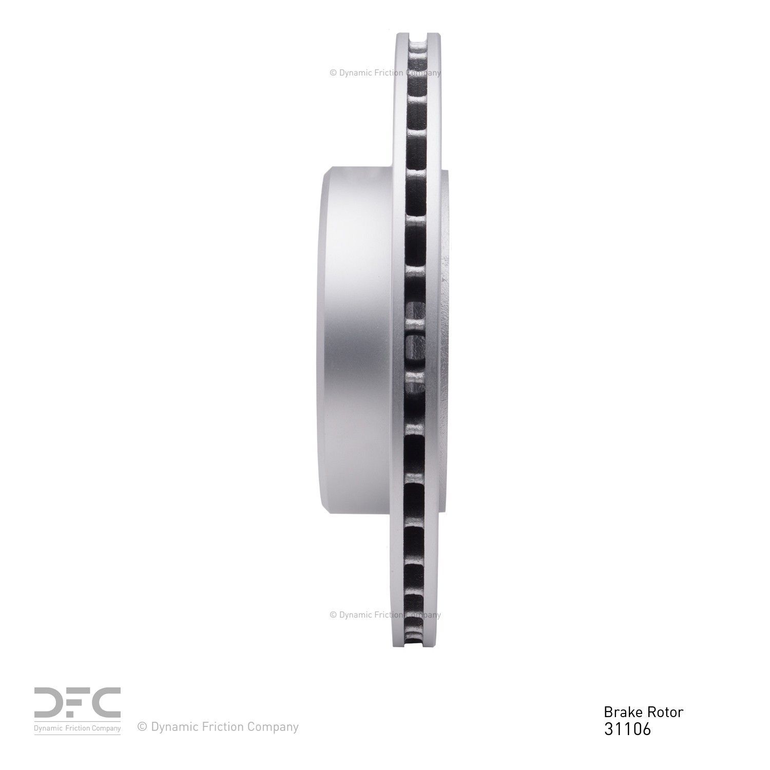 Dynamic Friction 604-31106 Disc Brake Rotor For Select 10-19 BMW Models ...