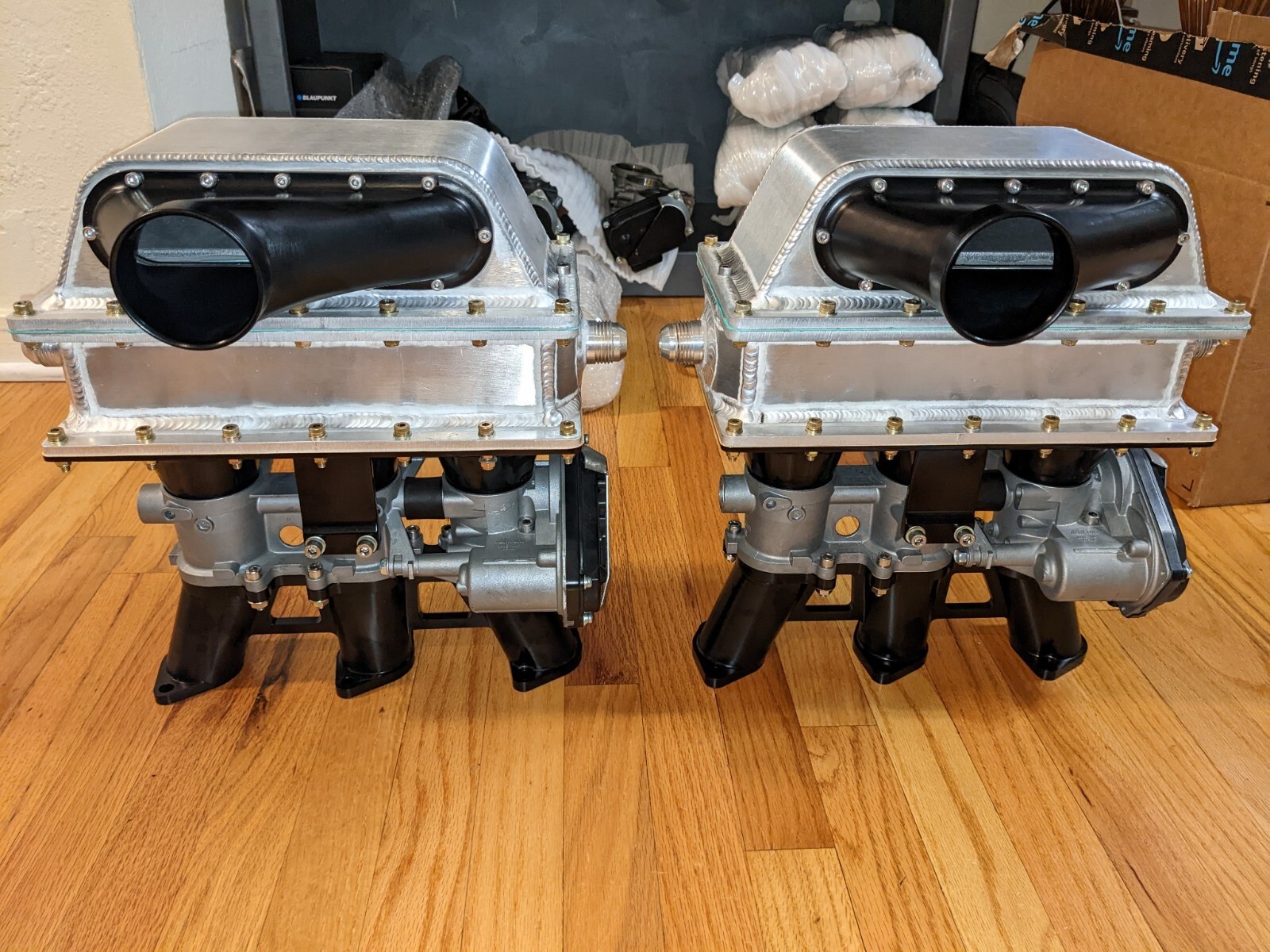 Water air intercooler DBW electronic ITB Air cooled Porsche 911 intake ...