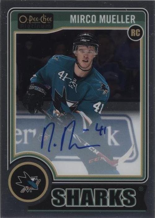 2014-15 O-Pee-Chee Platinum - Rookie Autographs Mirco Mueller #RA-24 ...