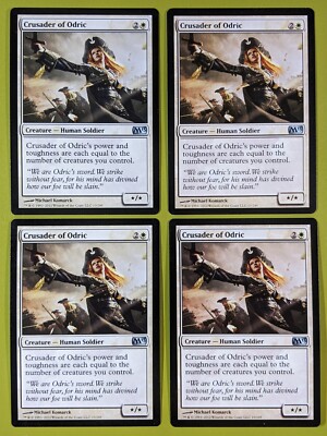 Crusader of Odric x4 Magic 2013 M13 4x Magic the Gathering MTG | eBay