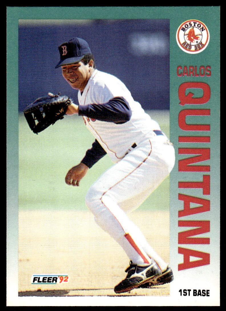1992 Fleer Baseball Card Carlos Quintana Boston Red Sox #45 | eBay