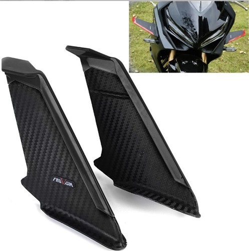 Universal Motorcycle Side Winglets Wind Fin Spoiler Trim Cover Air ...
