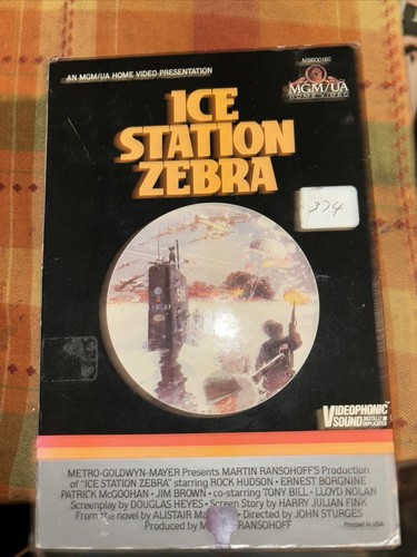 Ice Station Zebra MGM video BETA tape. Howard Hughes Favorite Movie! | eBay