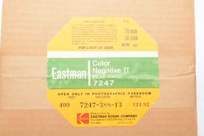 Kodak Eastman 7247 Color Negative II 16mm 400" film | eBay Australia