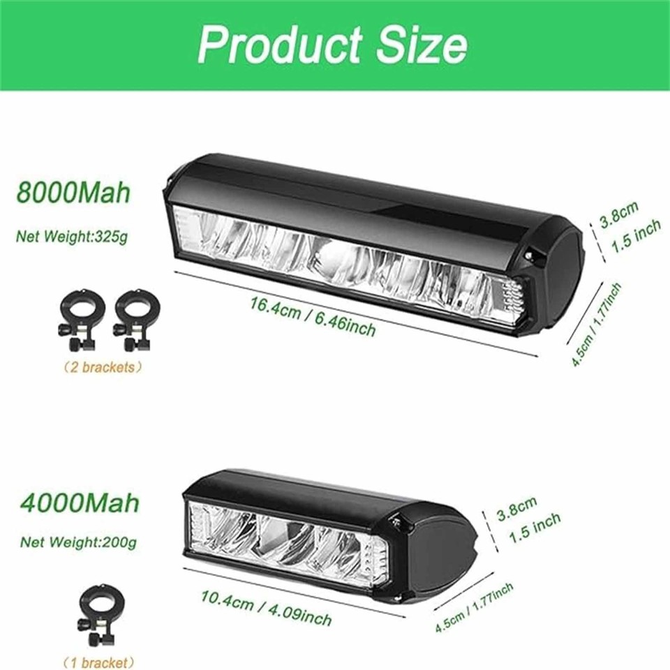 Ultra-Bright Mountain Bike Light – High-Brightness Headlight with ...