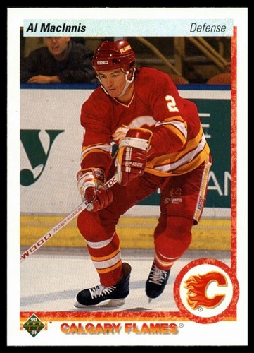 1990-91 Upper Deck #143 Al MacInnis Calgary Flames | eBay