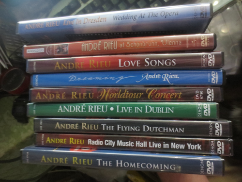 LOT of 9 Andre Rieu DVDs Love Songs Flying Dutchman Homecoming Live in ...