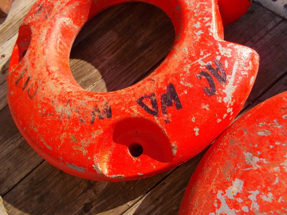 Allis Chalmers AC WD WD45 45 Tractor Original front wheel hub weights ...