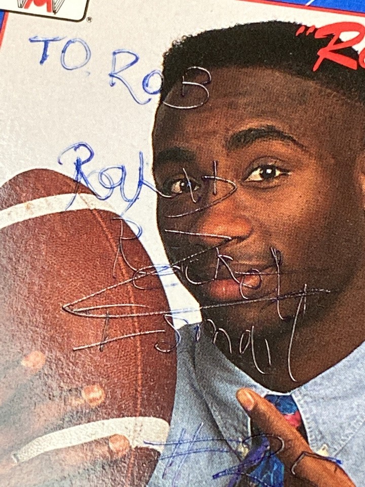 Vintage 1991 AW Sports #68 ROCKET ISMAIL RC IRISH ARGOS RAIDERS RARE NM ...