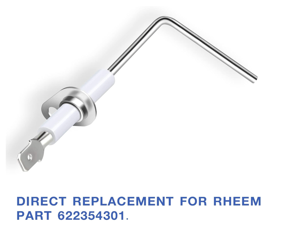 62-23543-01 Flame Sensor Igniter Sensing Rod Fit for Rheem Furnace (4 ...