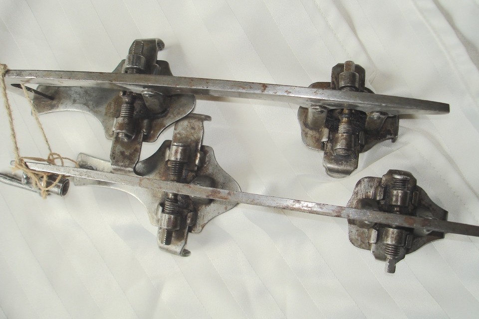 Vintage clamp on ice skates from Checkoslvakia | eBay