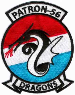 4" NAVY VP-56 DRAGONS PATRON FIXED WING SQUADRON EMBROIDERED PATCH | eBay