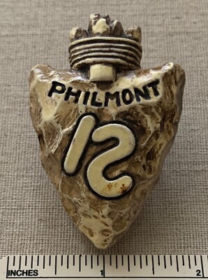 Vintage PHILMONT Scout Ranch Boy Scout Neckerchief SLIDE Ceramic ...