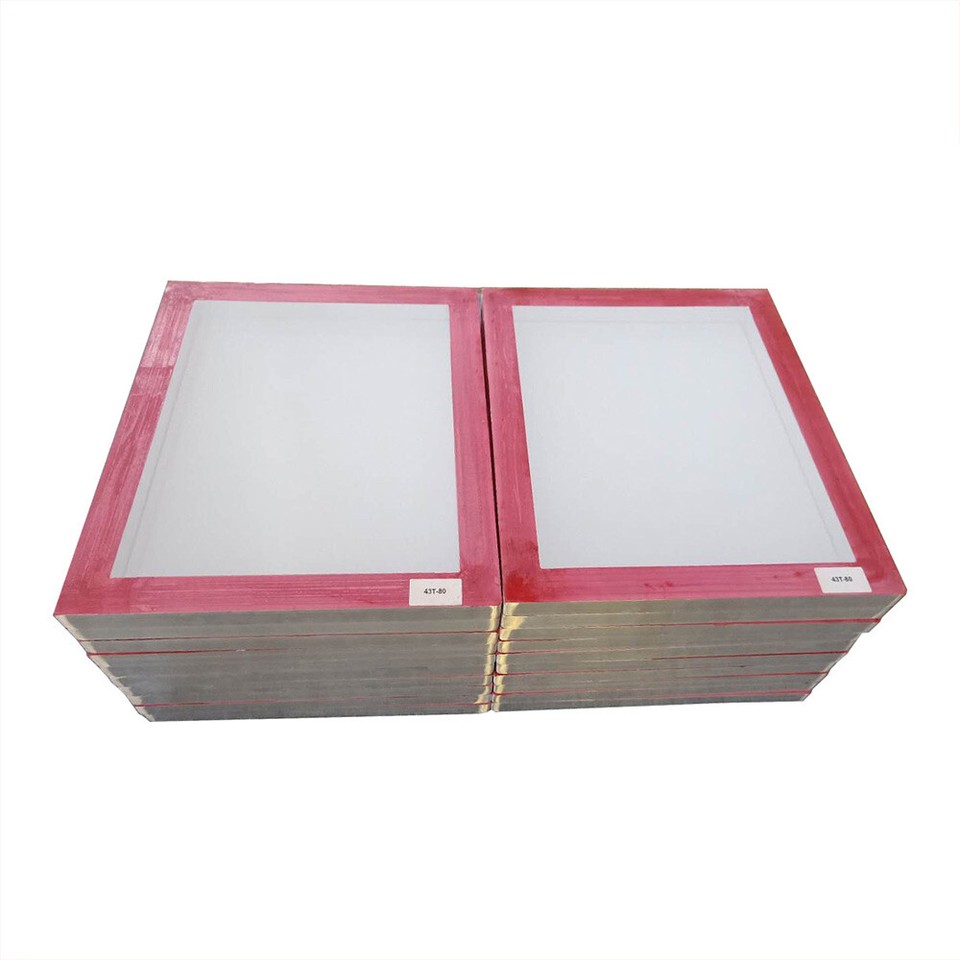 6Pcs 18" x 20" Aluminum Screen Printing Screens with 160 White Mesh ...