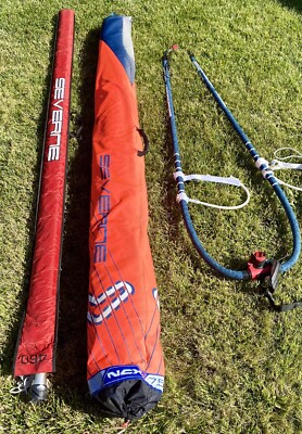 Windsurfing Set Severne NCC 7.5 Sail W/bag Apex SDM 460,Mast Metal BOOM ...