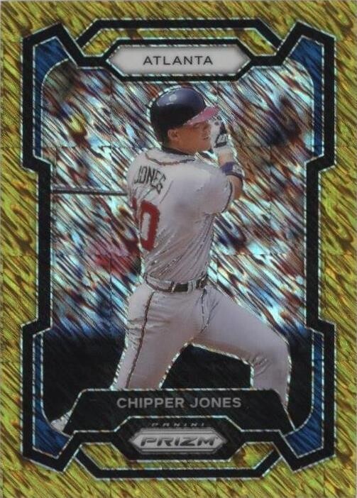 2024 Panini Prizm - Chipper Jones #15 1st Off the Line Fotl Gold ...