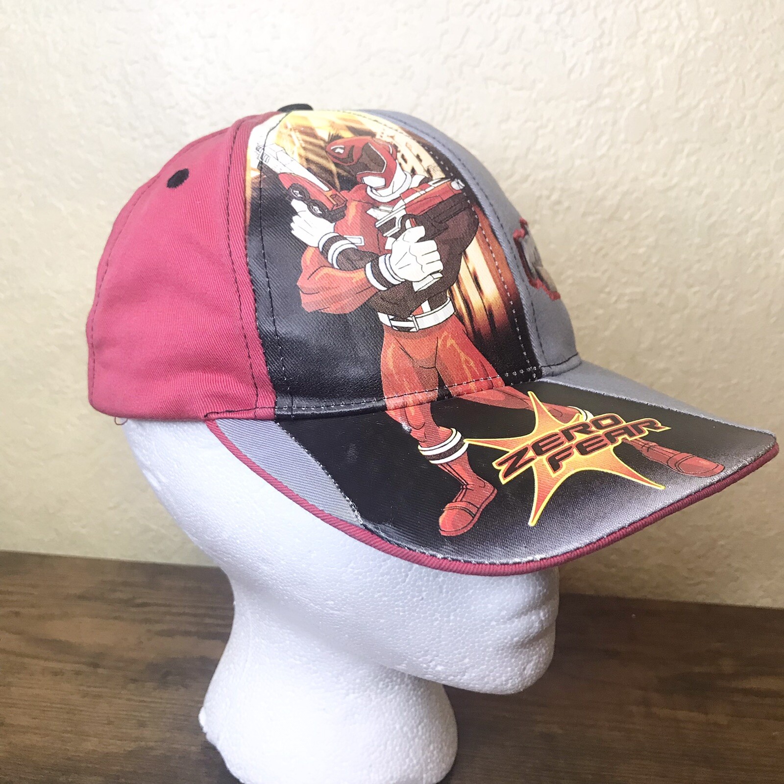 Power Rangers SPD Hat Zero Fear Baseball Cap VelcroBa… - Gem