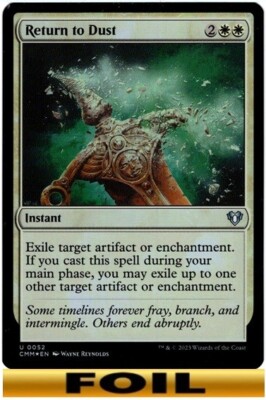 Return to Dust | FOIL | - Commander Masters ( up to 48% OFF ) UC NM MTG ...