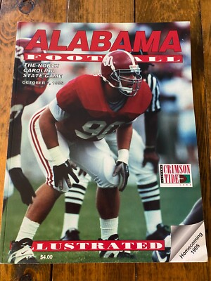 October 7, 1995 Alabama vs. North Carolina State Football Game Day ...
