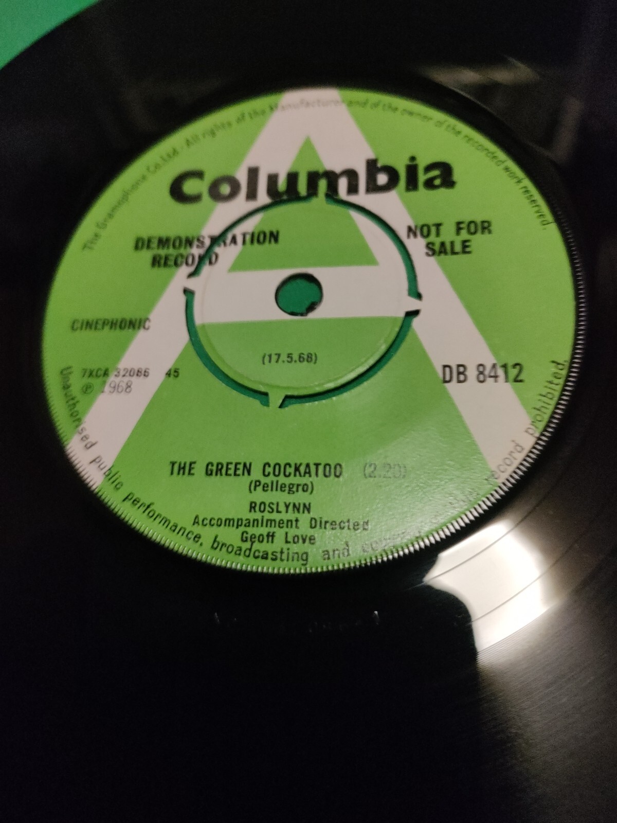 Roslynn – The Green Cockatoo 7" Vinyl | eBay