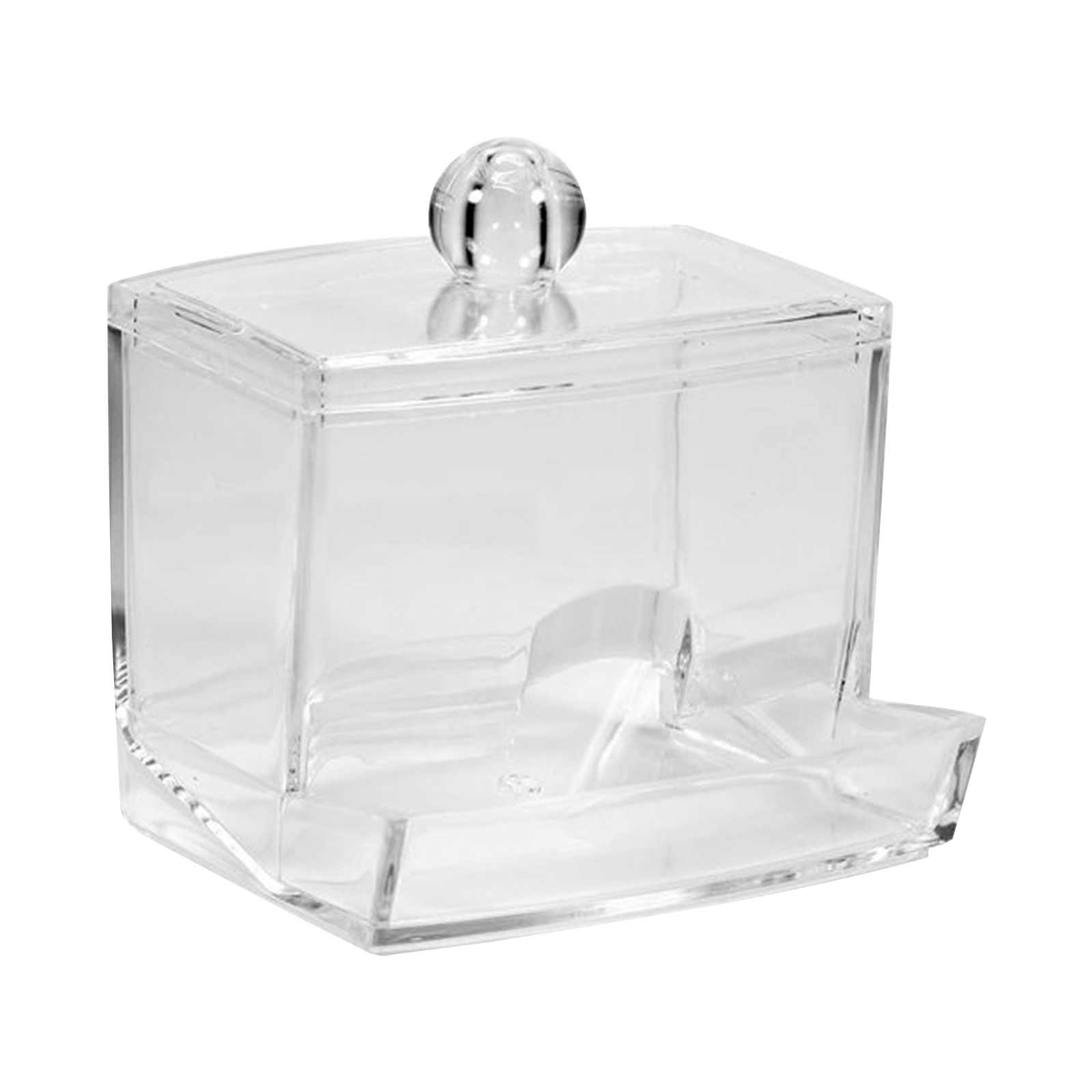 Universal Cotton Swab Case Makeup Home Travel With Lid Easy Clean Q Tip ...