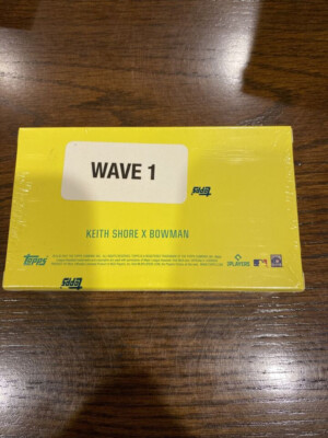 2021 Bowman X Keith Shore WAVE 1 1989 Exclusive Unopened Box FACTORY ...