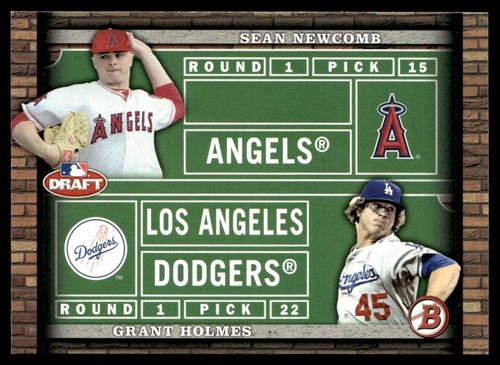 2014 Bowman Draft Picks & Prospects Dual Draftees Sean Newcomb/Grant Holmes Los | eBay