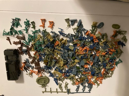 Vtg ROCO Airfix ? Military Soldier Mixed Lot HO Scale 1/72 1” Figures ...