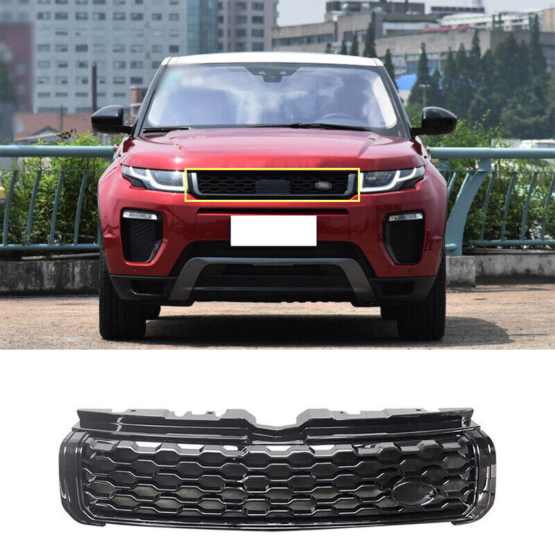Front Center Mesh Grille Grill Trim For Range Rover Evoque 2016-2019 ...