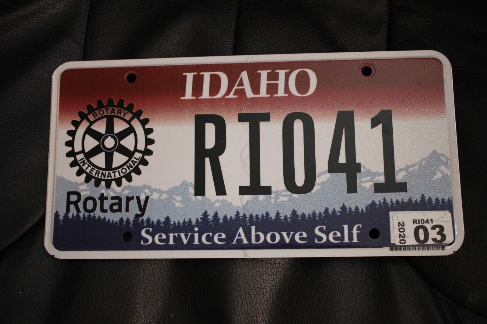 2020 Idaho License Plate - Rotary International Specialty - Super Rare ...