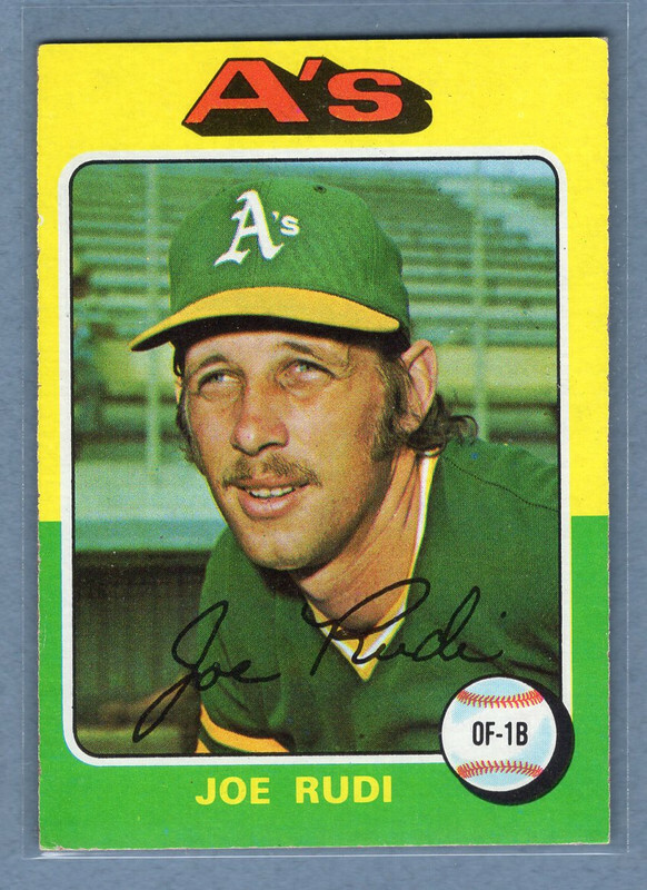 1975 Topps #45 Joe Rudi EX GO900 | eBay